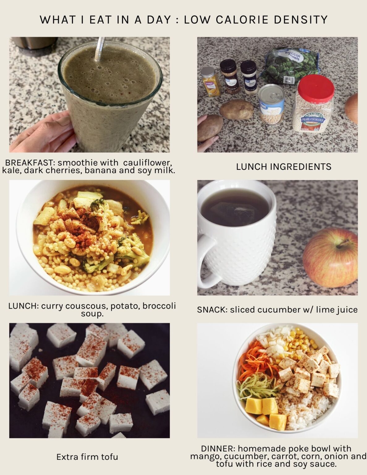 Curry Couscous, Potato & Broccoli Soup | Low Calorie Density Recipe ...